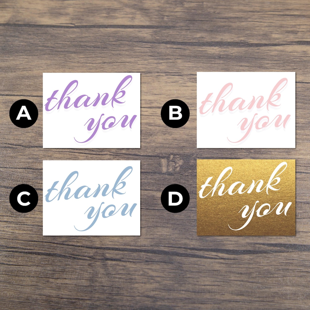Thank You Cards With Scripture Proverbs 11:25 ( 4 Colors ) + Envelops ...