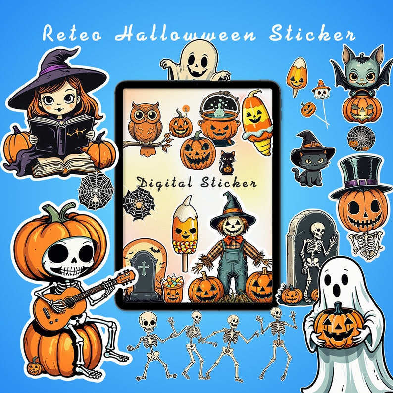 256 Retro Halloween PNG Images | Transparent Background Clipart ...