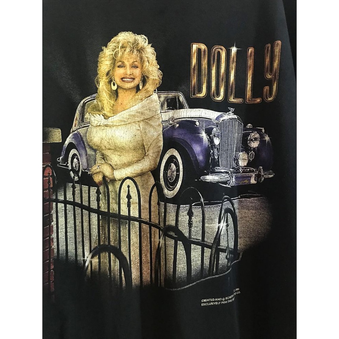 Dolly Parton Shirt Vintage 1998 Dolly Parton Rolls Royce Shirt Dolly ...