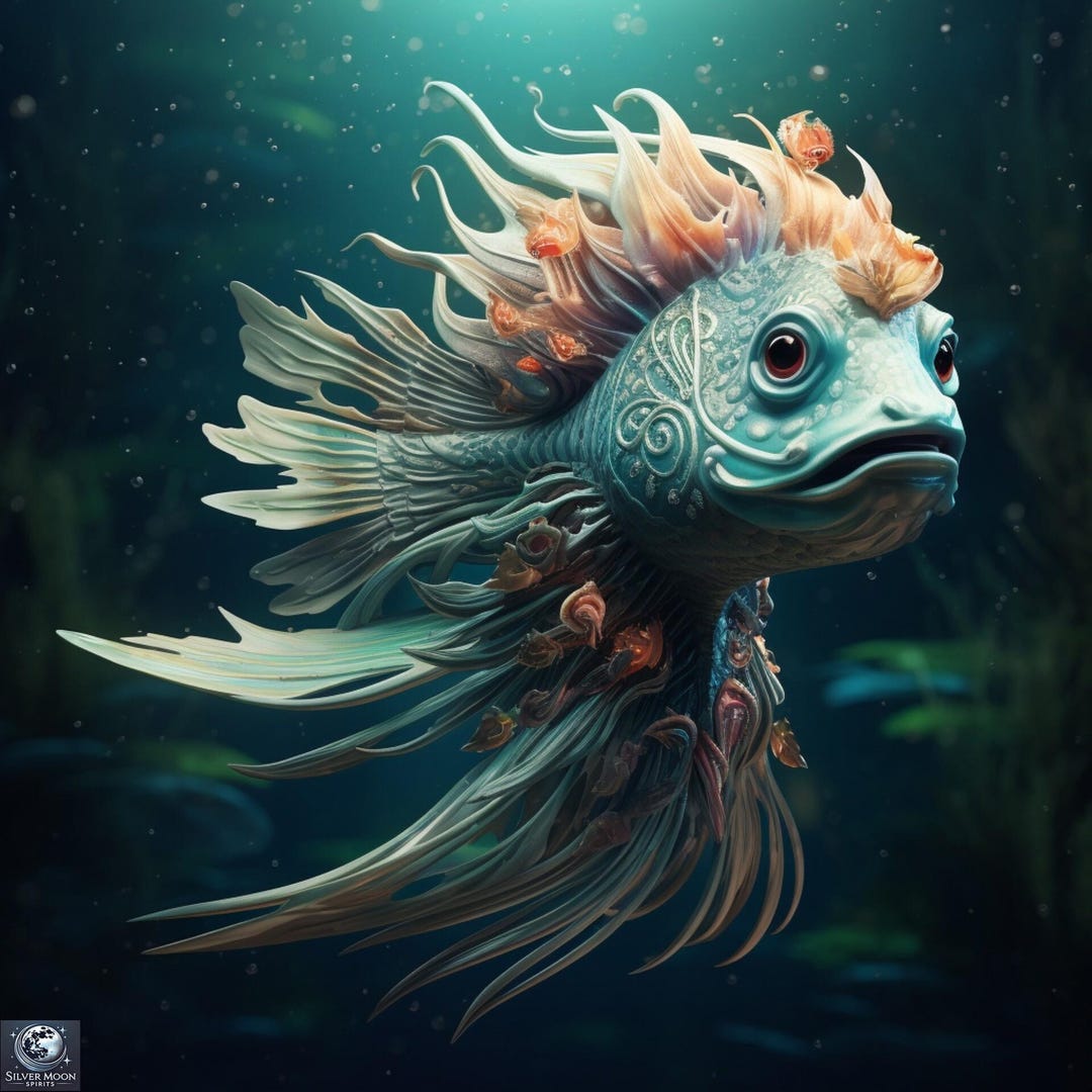 The Magical Fish Familiar Spirit Companion- Distant, Direct Spirit ...