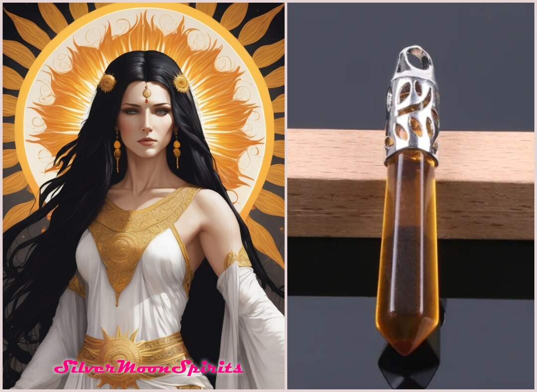 Sun Power Goddess Beauty and Strength Magical Amulet - Etsy