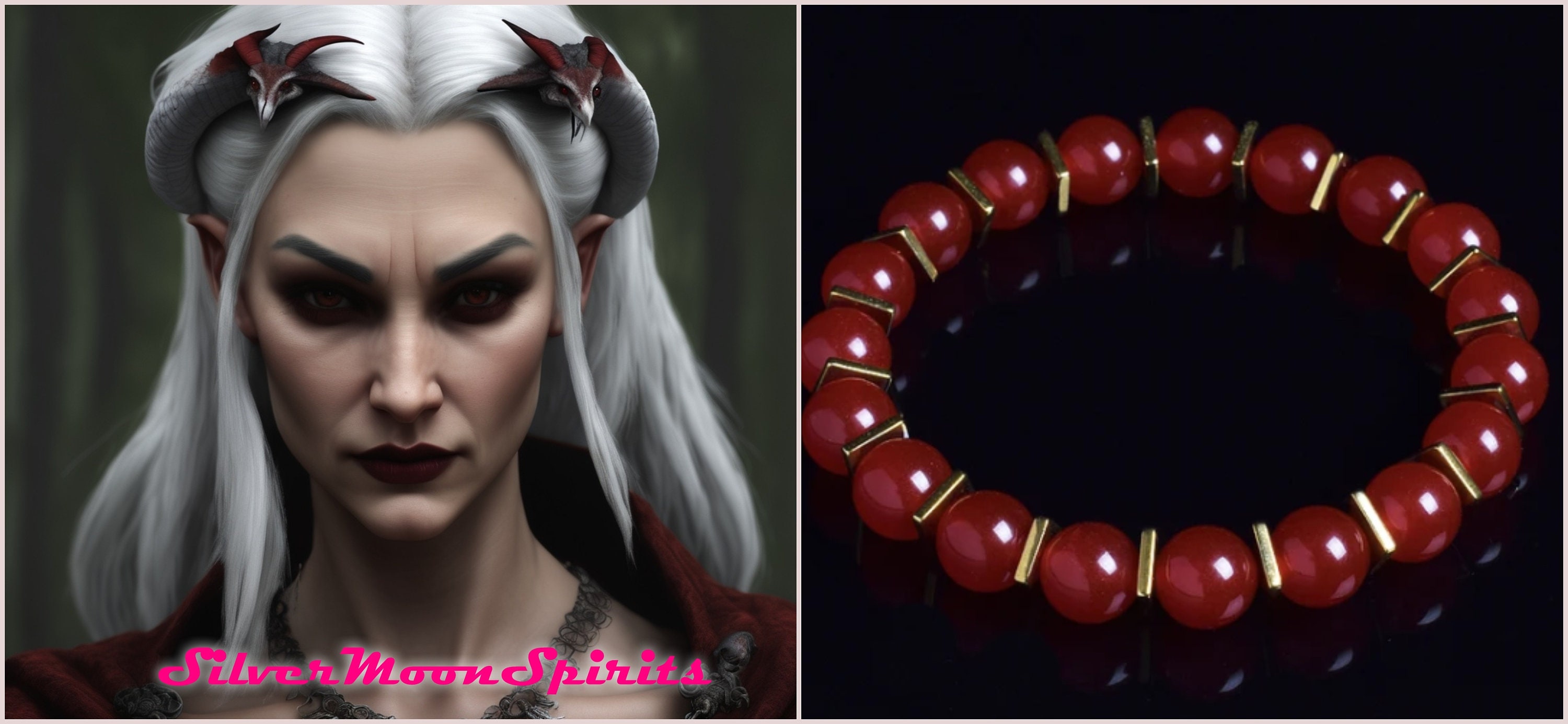 Lilith Spirit Companion Magical Bracelet - Etsy