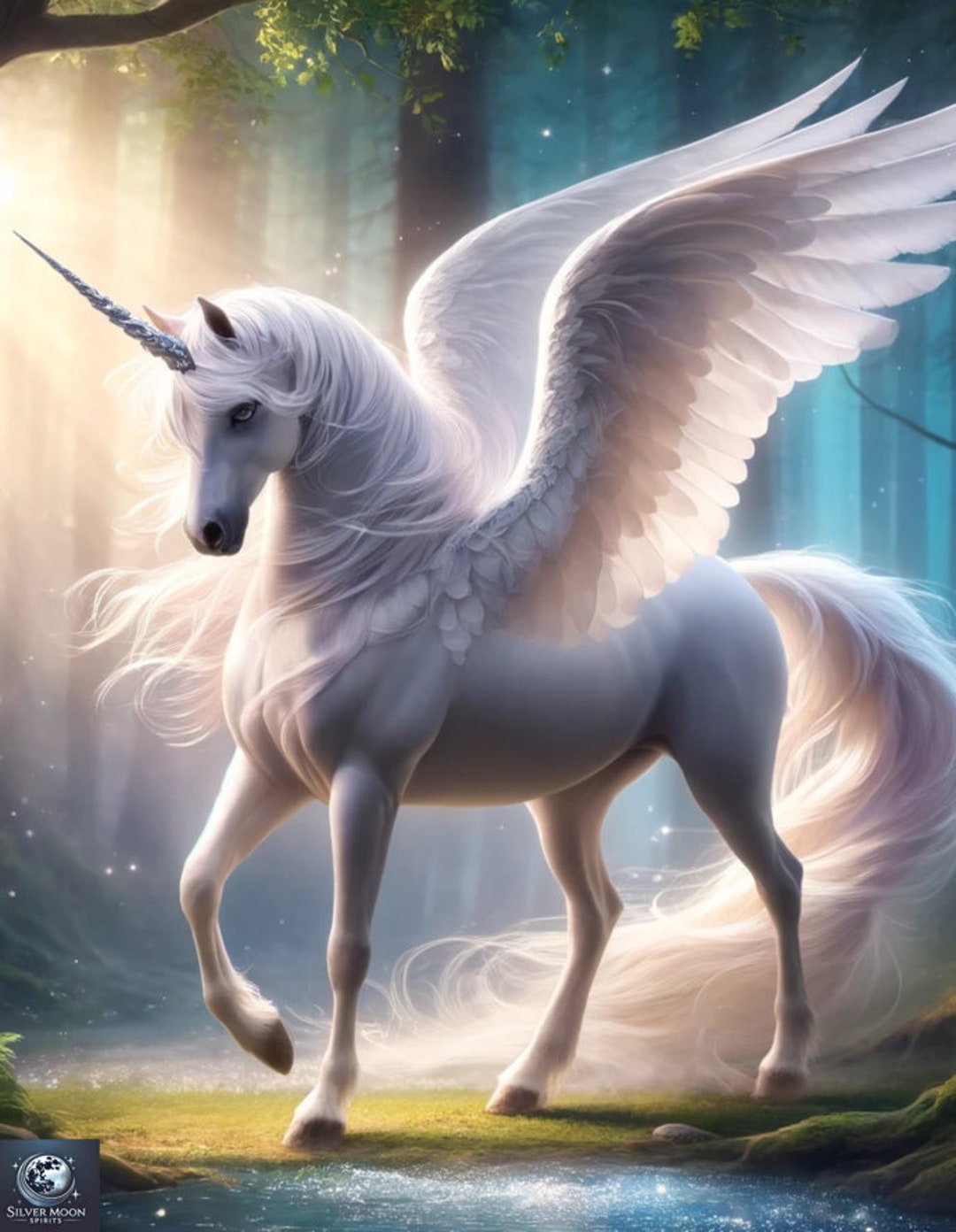 The White Unicorn Spirit Companion Familiar/ Spirit Companion Vessel - Etsy