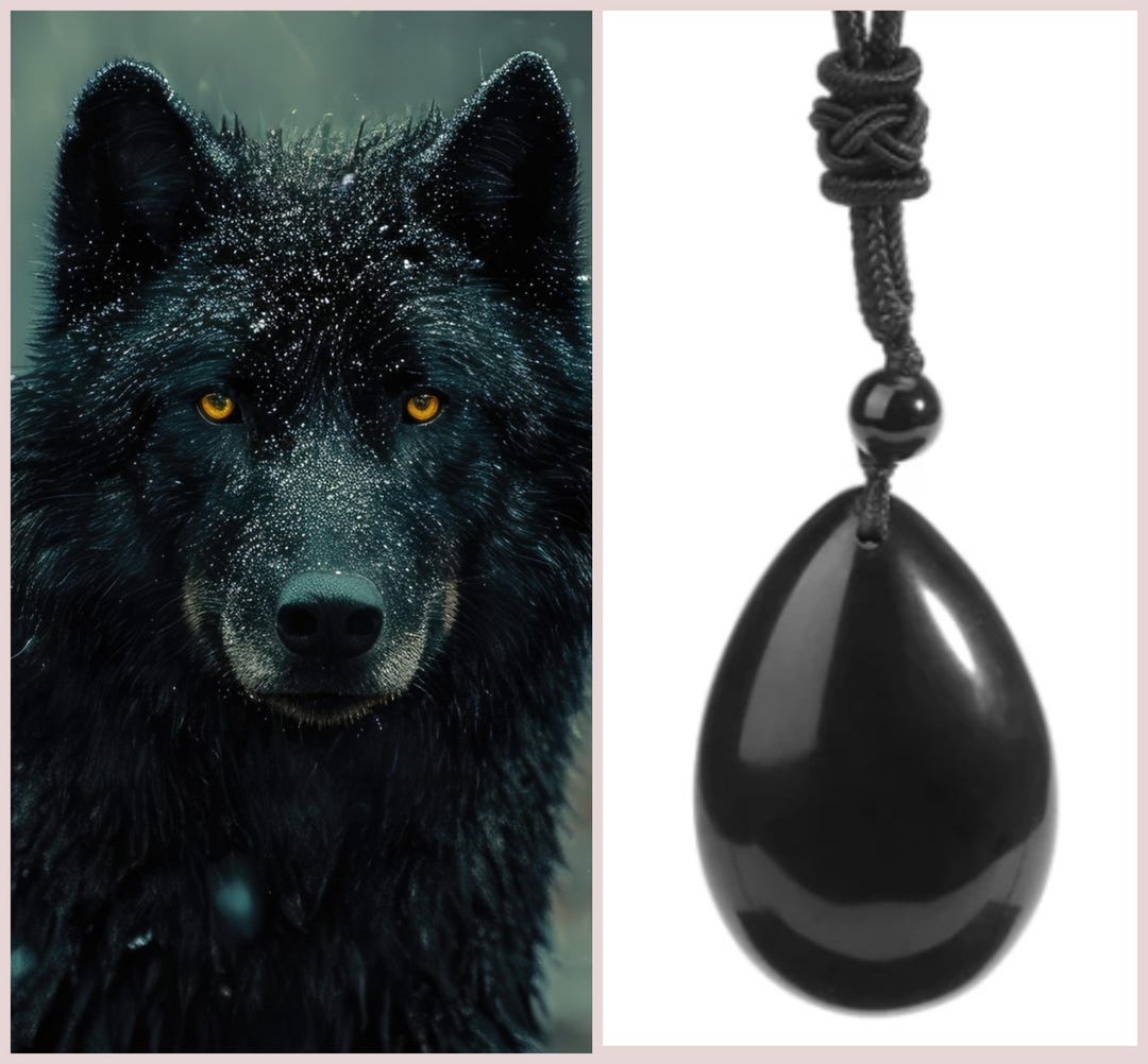 Male Wolf Alpha Energy Magical Pendant - Etsy