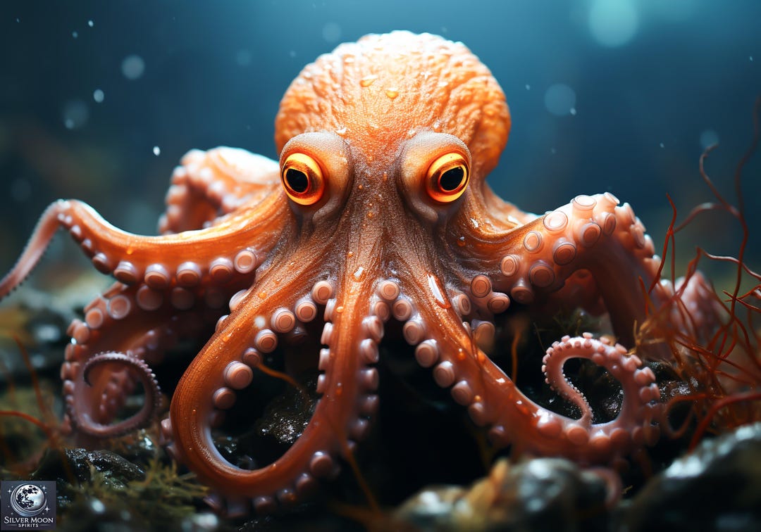 Astra, the Magical Octopus, Witch Familiar Spirit Companion - Etsy
