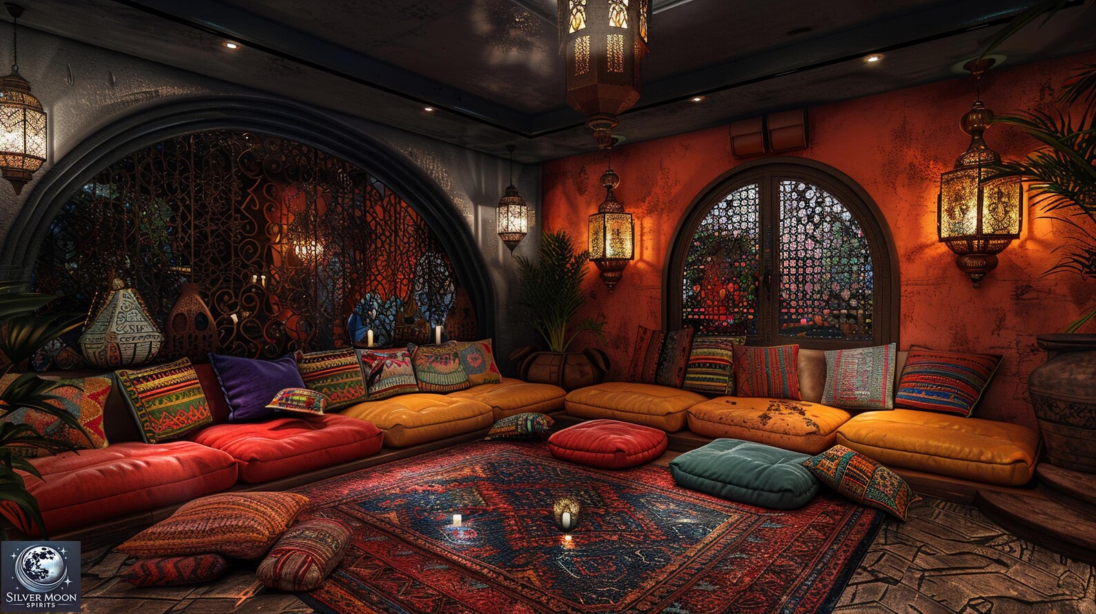 The Magical Arabian Room Astral Realm, Enchanted Portal/ Distant ...