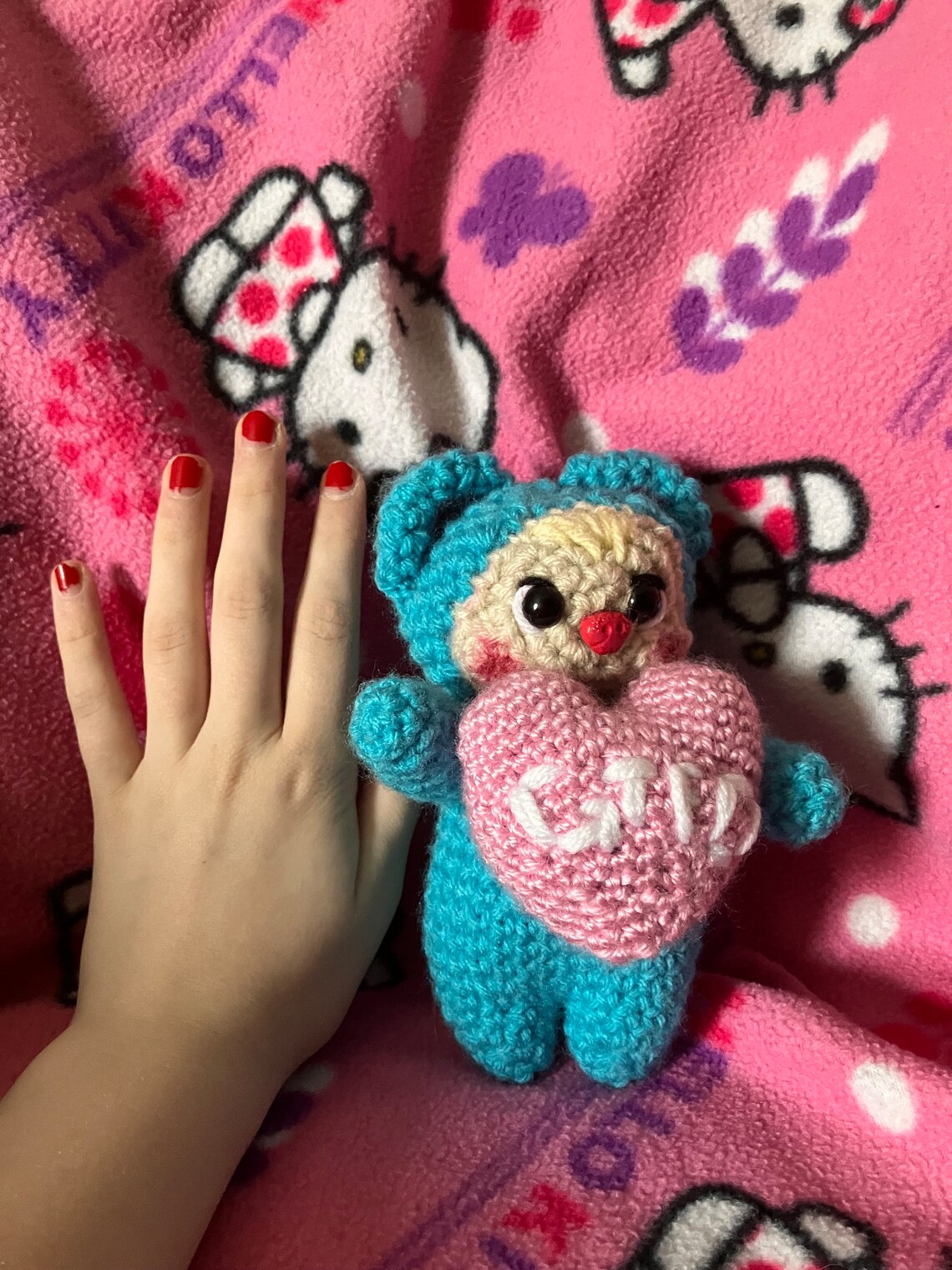 Melanie Martinez Trilogy Tour Inspired Handmade Crochet GTFO Bear - Etsy
