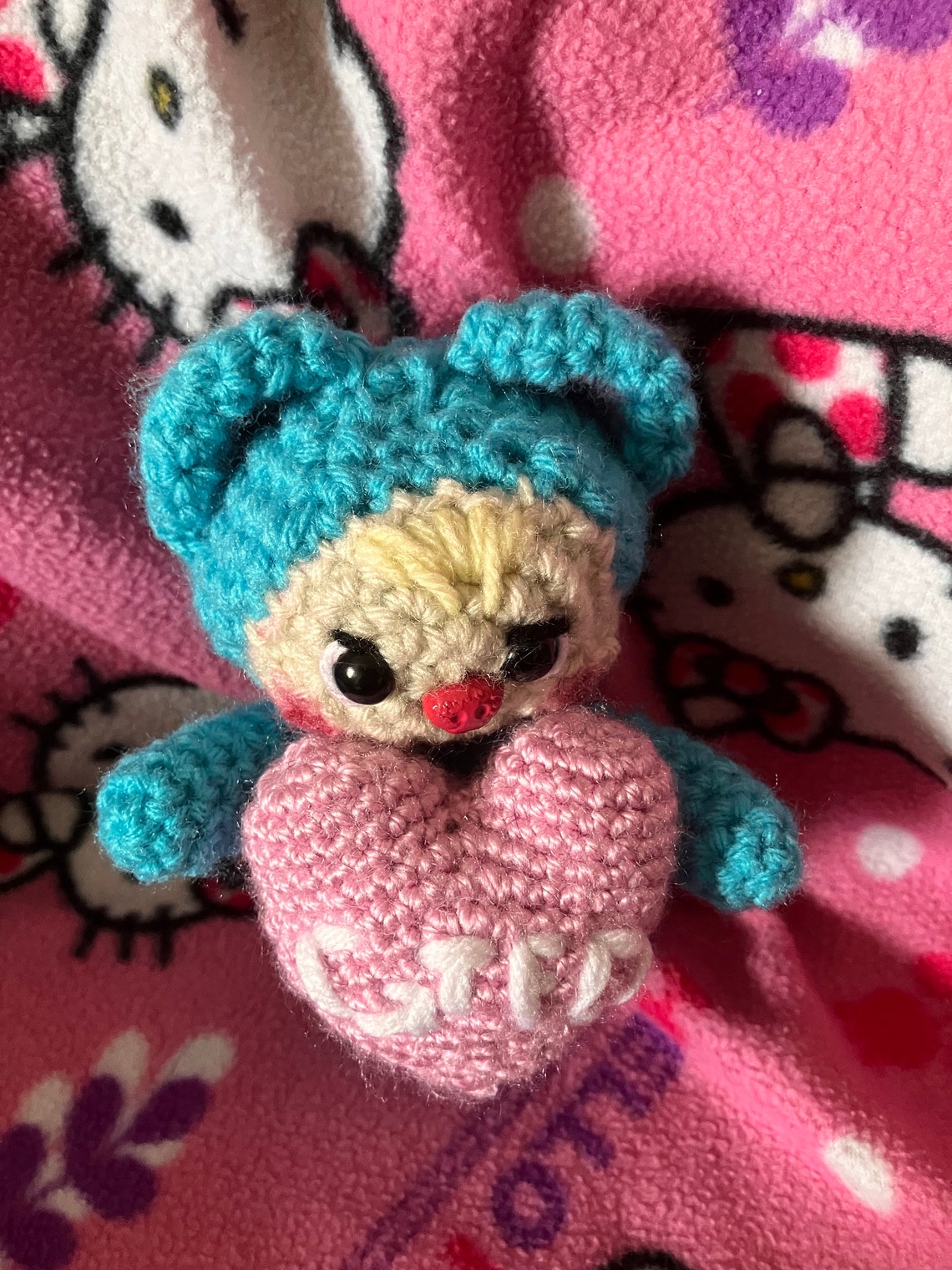 Melanie Martinez Trilogy Tour Inspired Handmade Crochet GTFO Bear - Etsy