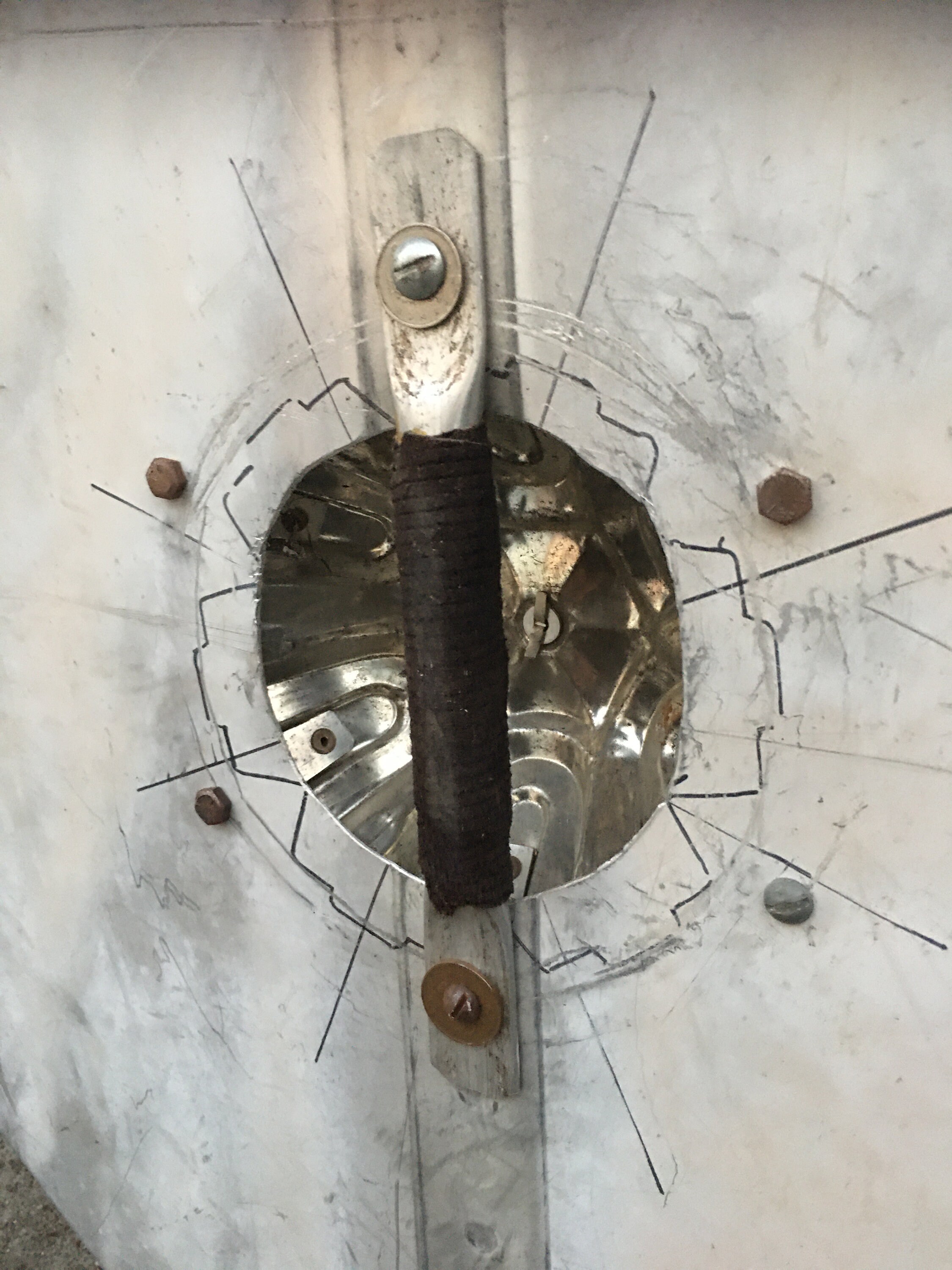 Shield Made From Old Aluminum Stop Sign - Etsy