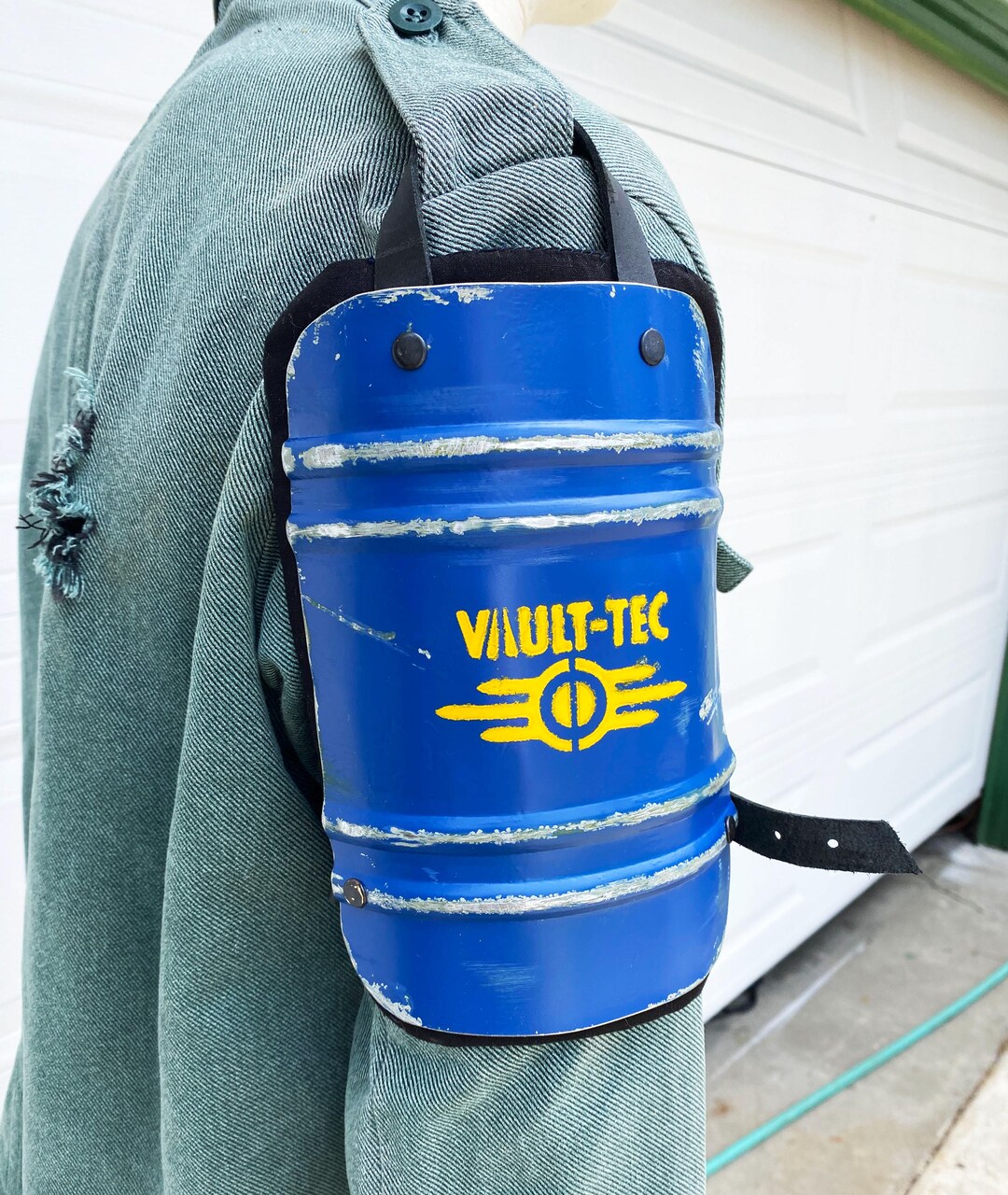 Steel Fallout Vault Tec Shoulder Armor - Etsy