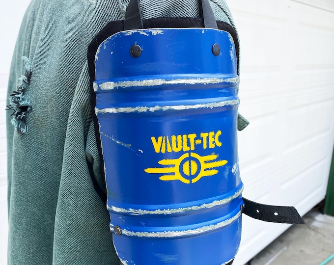 Steel Fallout Vault Tec Shoulder Armor - Etsy