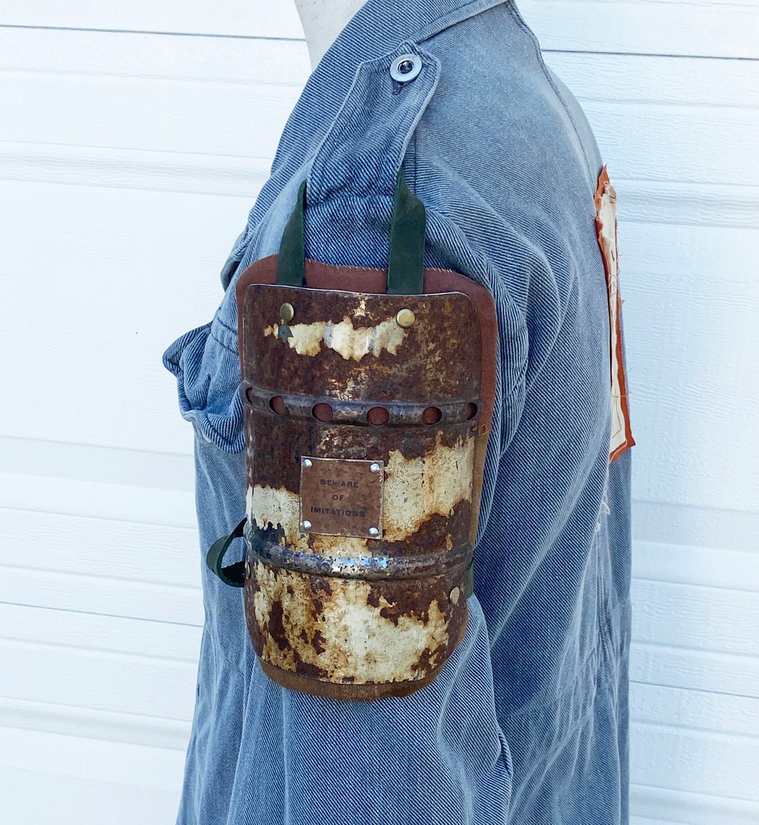 Rusty Steel Post Apocalyptic Style Shoulder Armor Piece. - Etsy