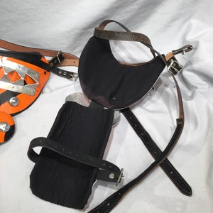 Post Apocalyptic Pauldron Set Made From Traffic Sign - Etsy