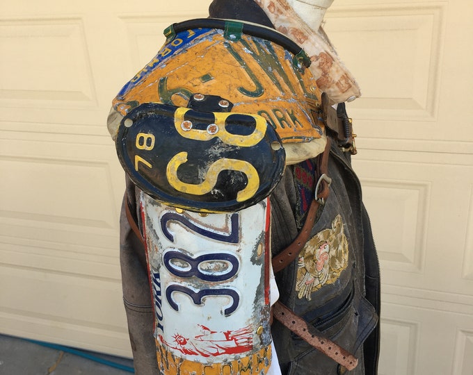 Fallout Style Post Apocalyptic Style Armor Made From License Plates - Etsy