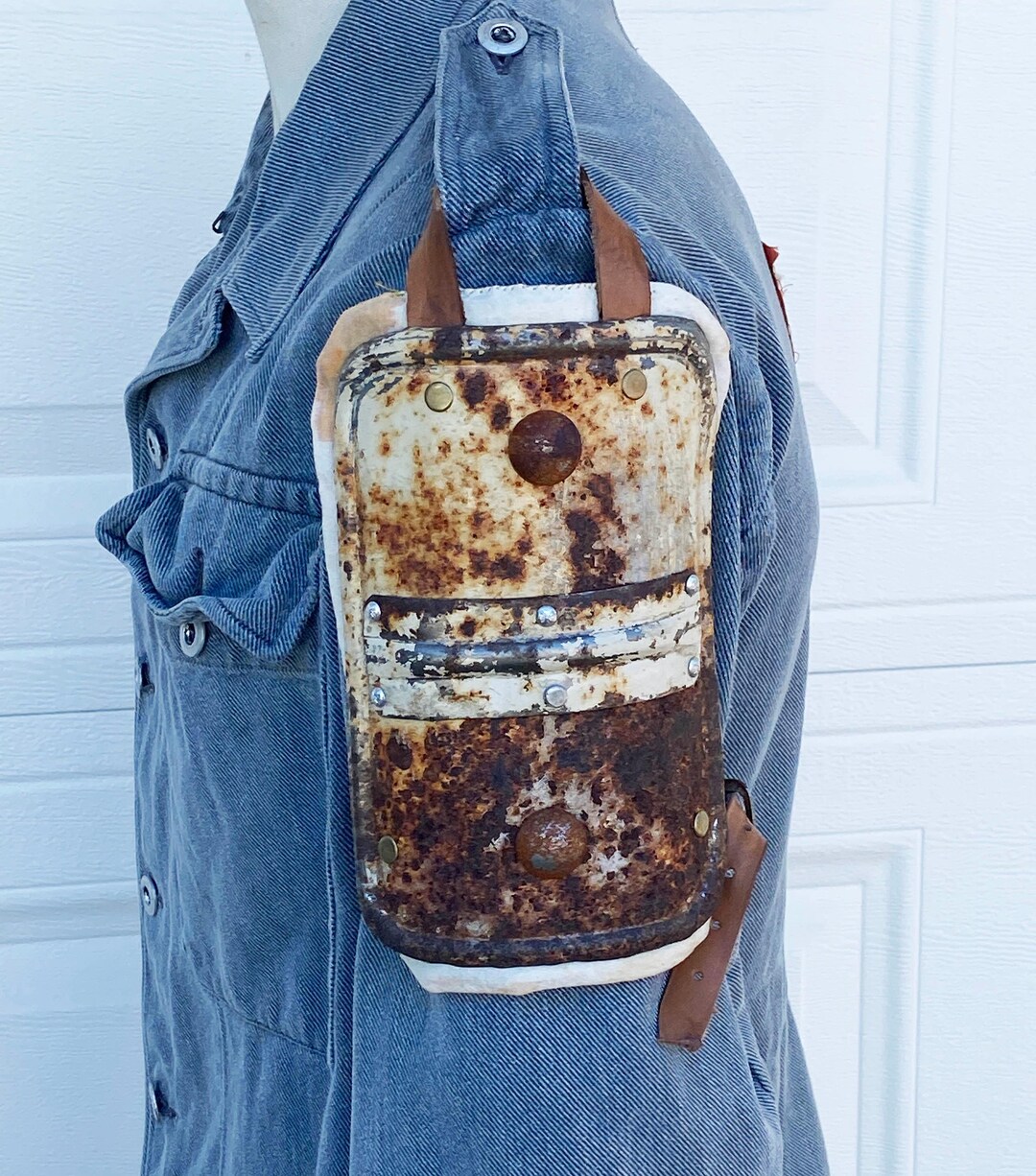 Rusty Steel Post Apocalyptic Style Shoulder Armor Piece. - Etsy