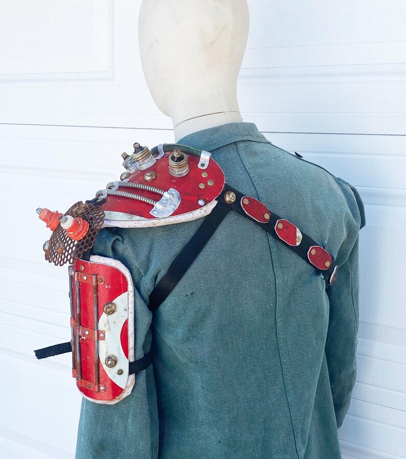 Fallout Style Post Apocalyptic Style Armor Made of Stop Sign and Scrap ...