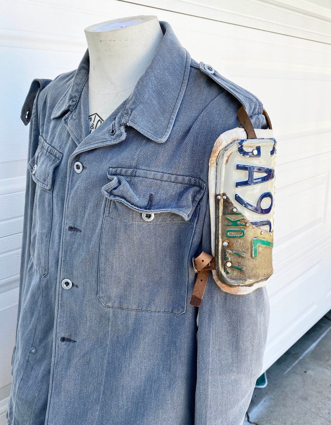 Fallout Style Armor Made From Riveted License Plates - Etsy