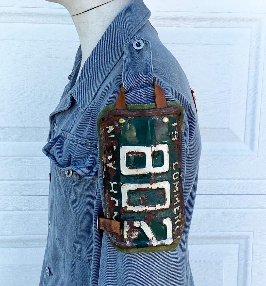 Fallout Style Armor Made From License Plate - Etsy Fallout Style Armor Made From License Plate - Etsy