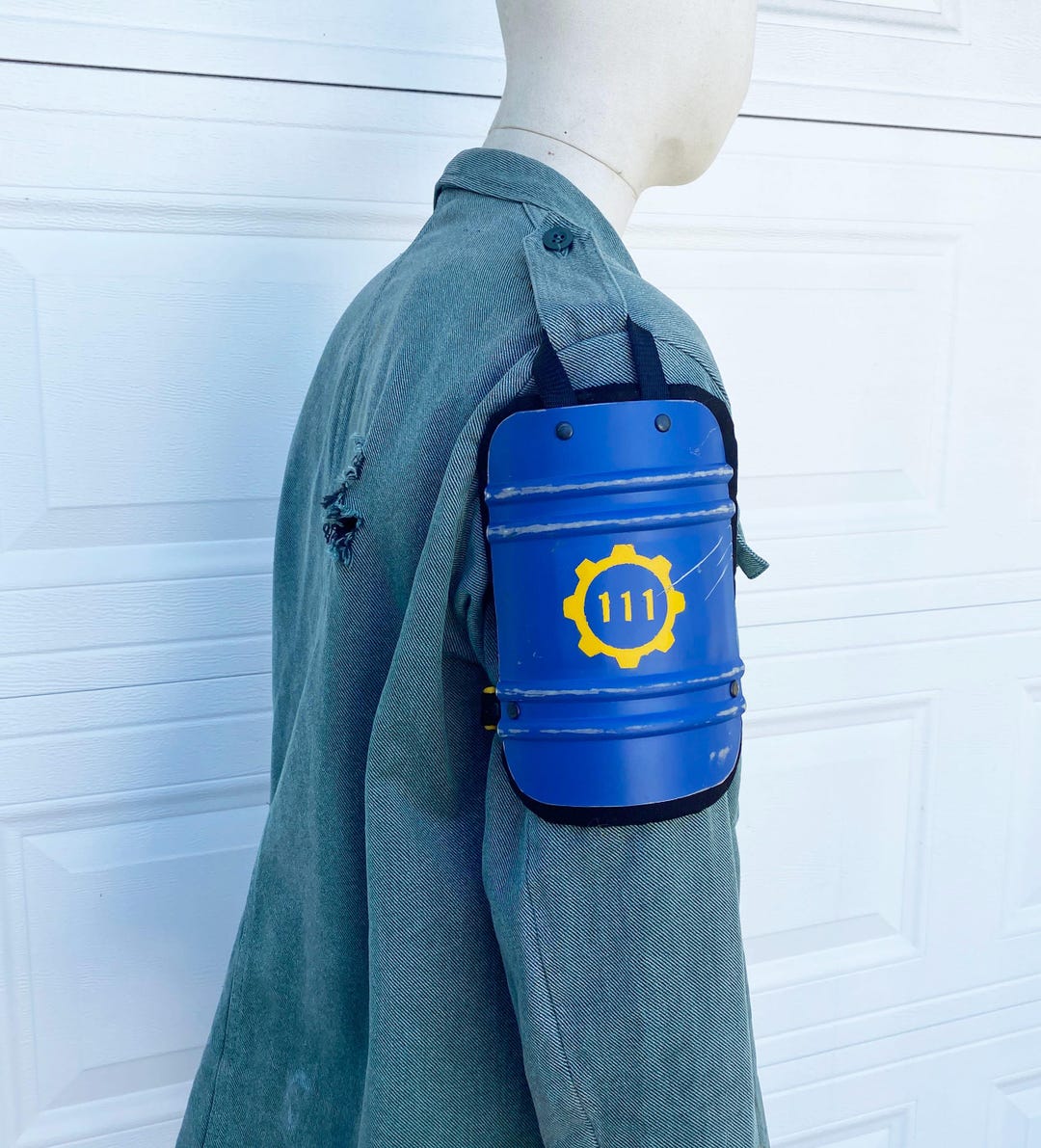 Steel Fallout Vault 111 Shoulder Armor - Etsy