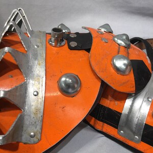 Post Apocalyptic Pauldron Set Made From Traffic Sign - Etsy