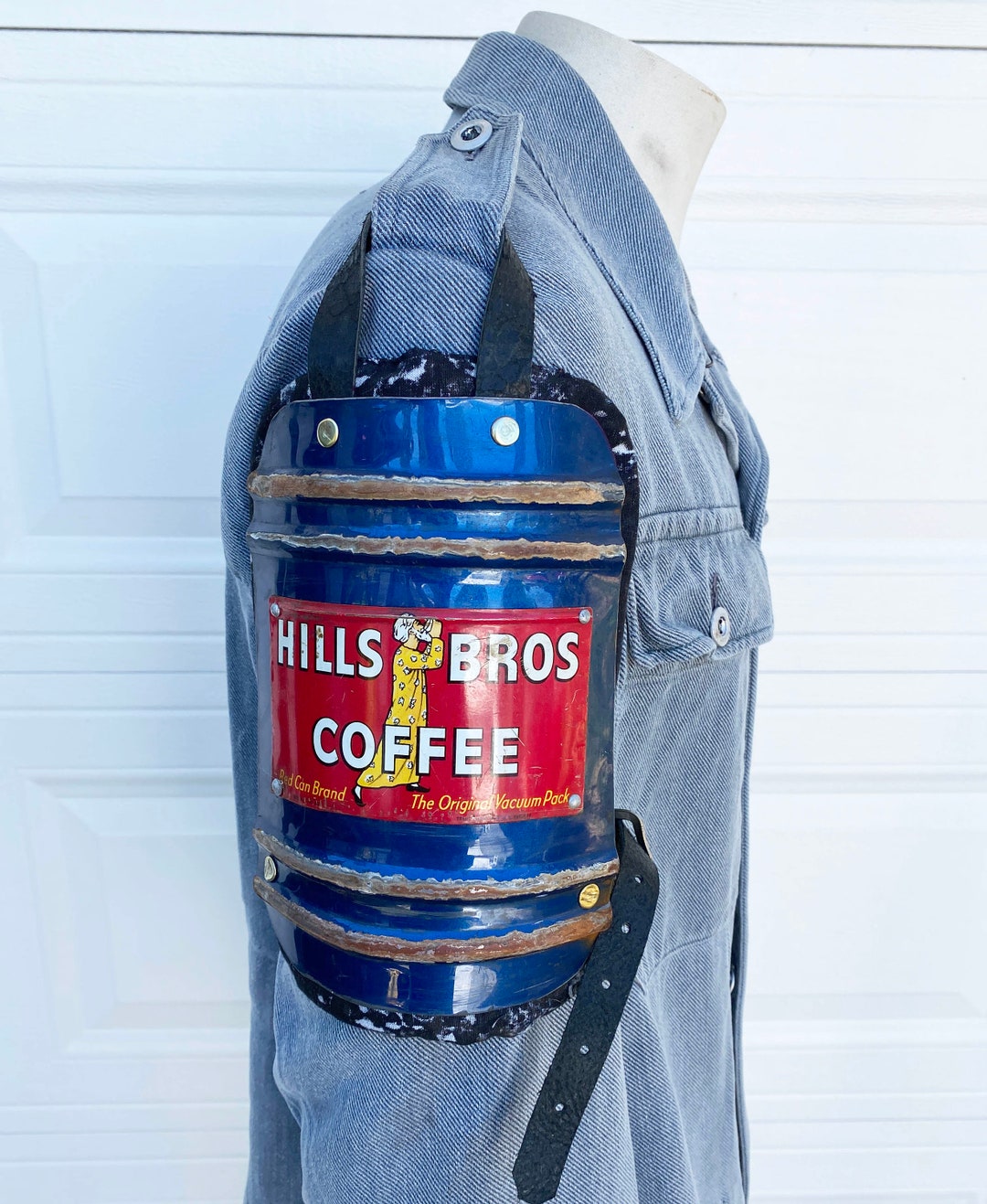 Steel Shoulder Armor From Coffee Can - Etsy