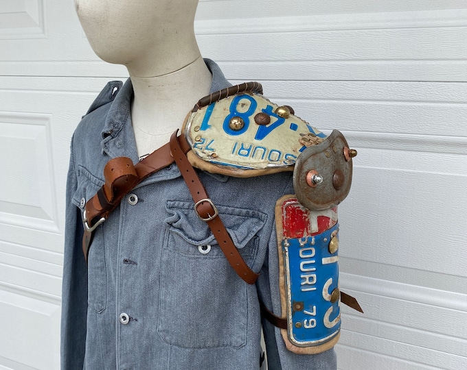 Fallout Style Post Apocalyptic Style Armor Made From License Plates and ...