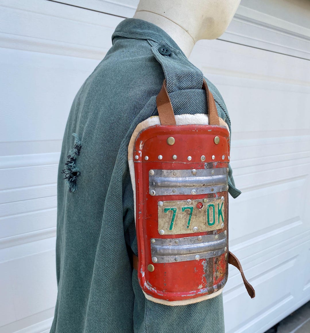 Steel Shoulder Armor From Gas Can. - Etsy
