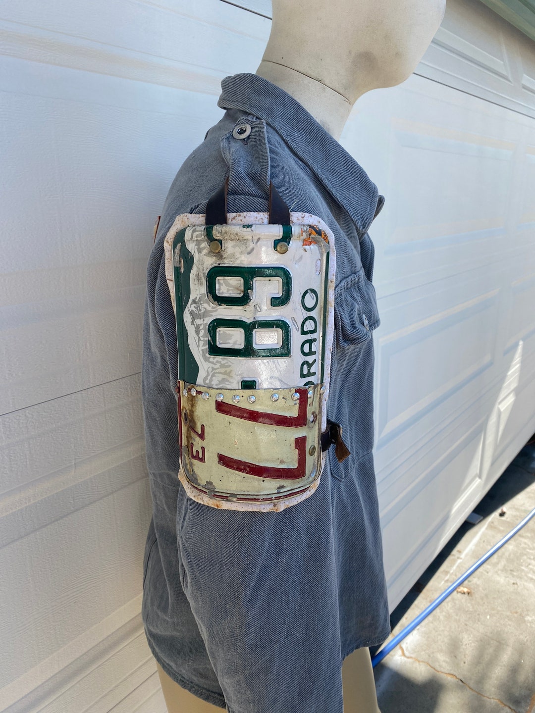 Fallout Style Armor Made From License Plate - Etsy Fallout Style Armor Made From License Plate - Etsy