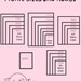 Set of 15 Trendy Prints Pink, Blue, and Yellow Posters, Preppy Wall Art ...