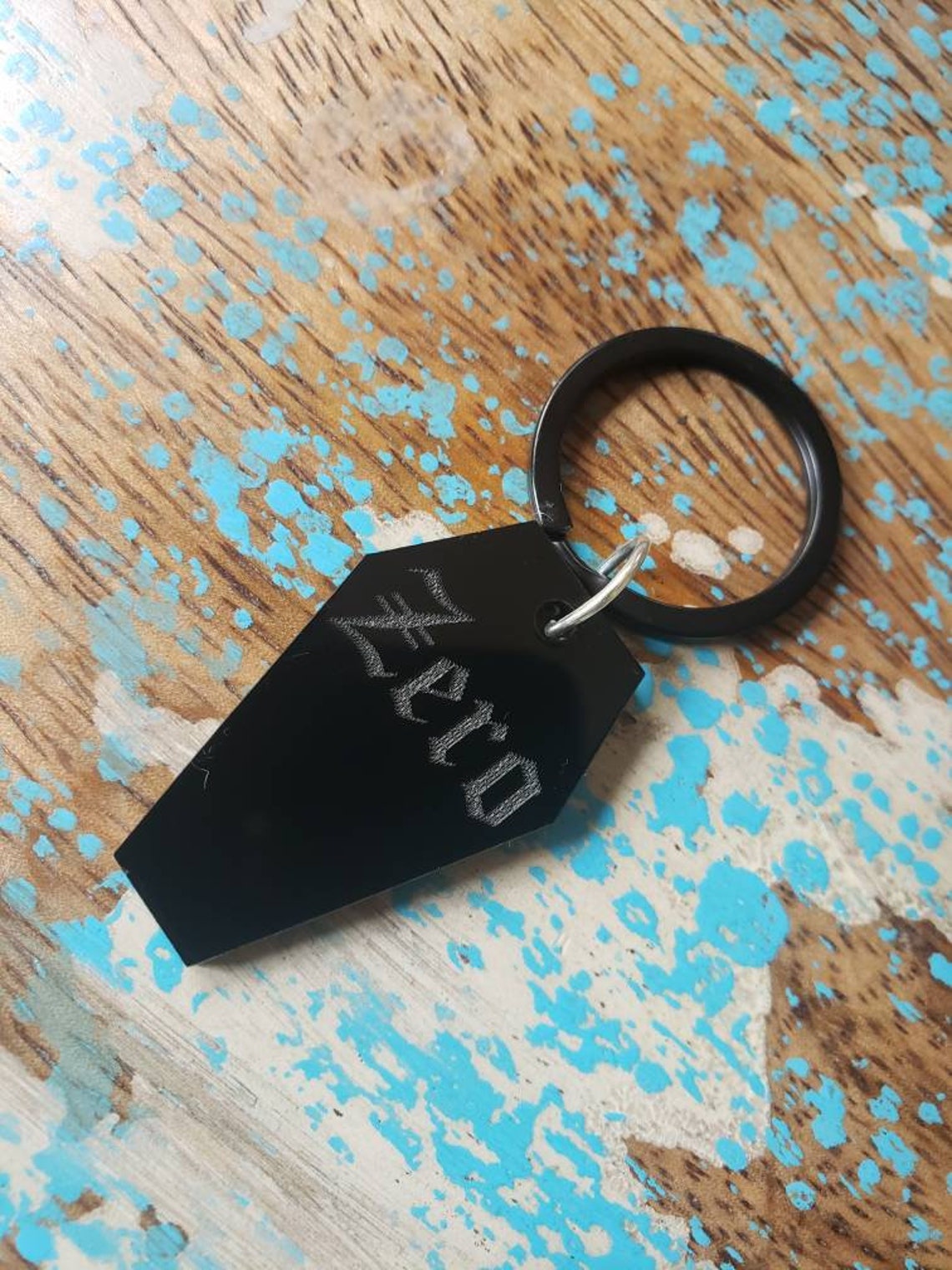 Gothic Coffin Pet or Human ID Tag Charm | Etsy