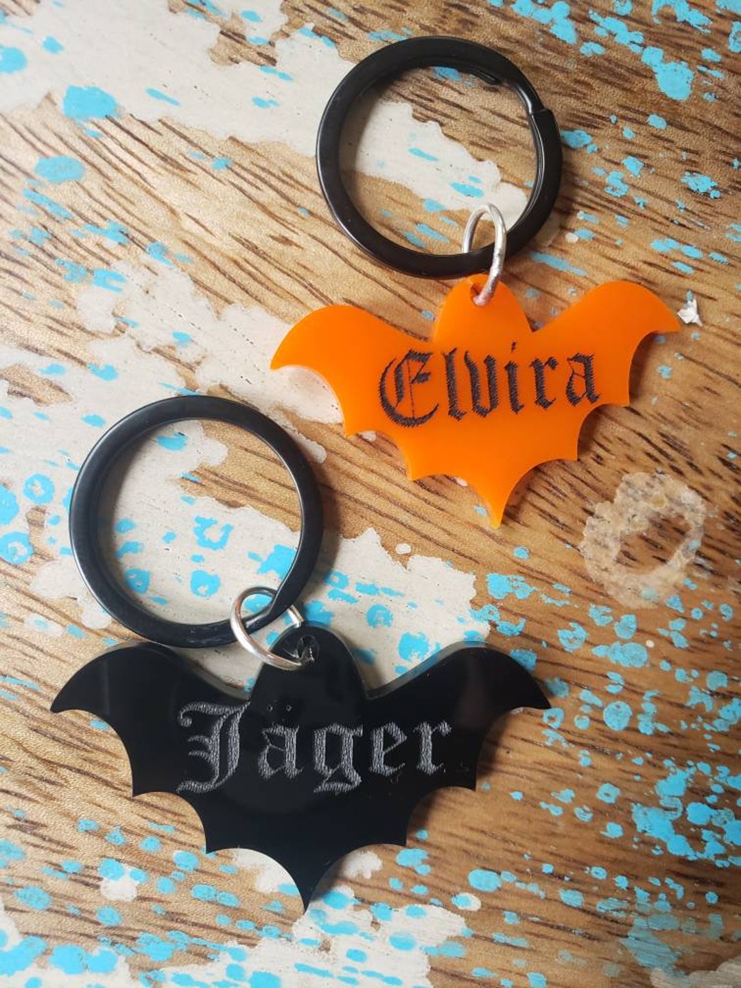 Gothic BAT Pet or Human ID Tag - Etsy