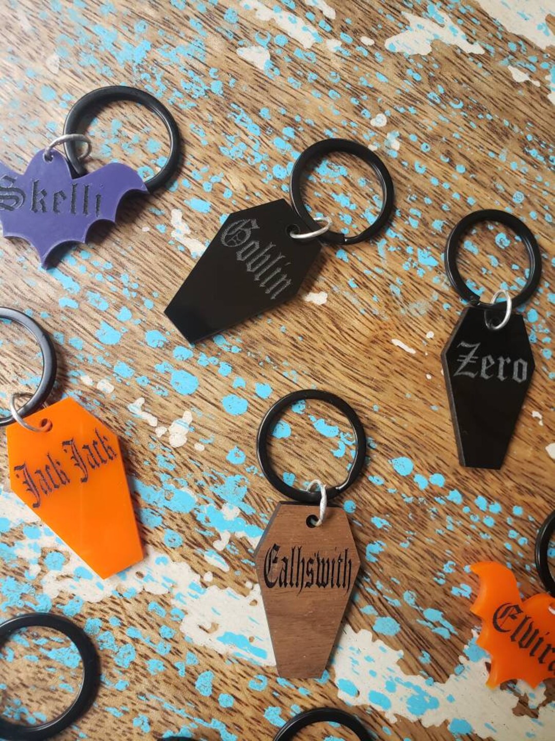 Gothic Coffin Pet or Human ID Tag Charm - Etsy