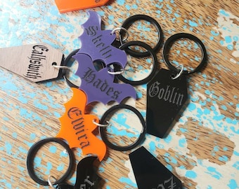 Gothic Coffin Pet or Human ID Tag Charm | Etsy