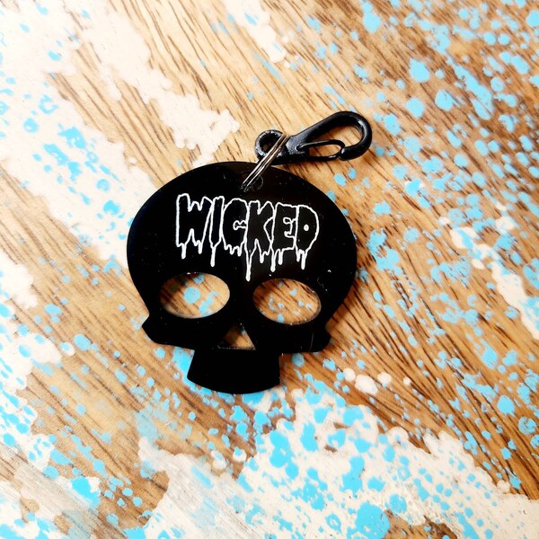 Skull Dog Tag - Etsy