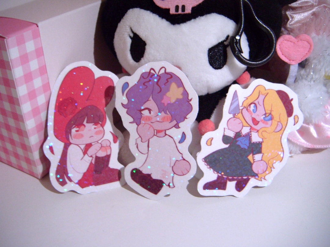 Ib Character Sticker, Kawaii Sticker, Cute Holographic Sticker, Jrpg Ib ...