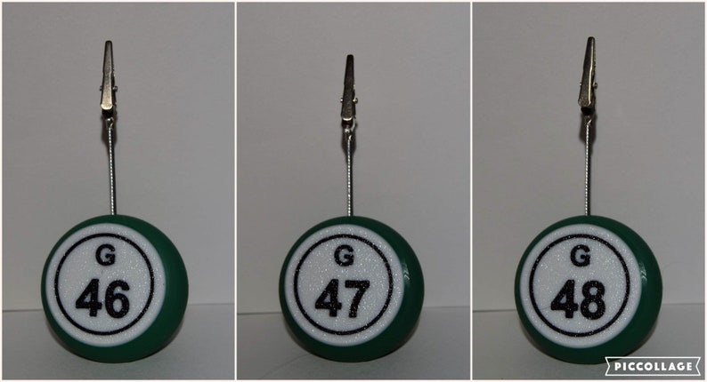 Green Bingo Ball Receipt Holder - Etsy