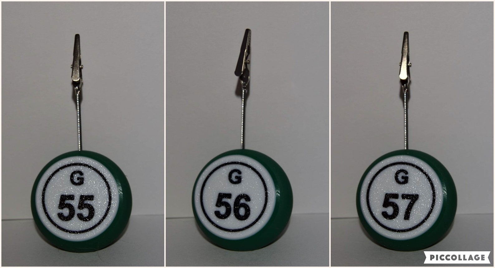 Green Bingo Ball Receipt Holder - Etsy