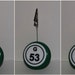 Green Bingo Ball Receipt Holder - Etsy
