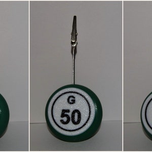 Green Bingo Ball Receipt Holder - Etsy