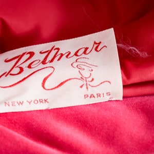 1960s Turban Betmar Vintage 60s Magenta Velvet Beehive Hat Hot Pink ...