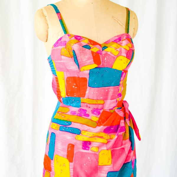 1980s Swimsuit Rose Marie Reid Vintage 80s Red Houndstooth One Piece ...