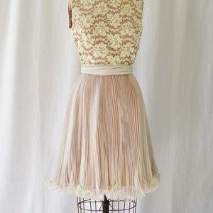 1960s Dress Jack Bryan by Dupuis Vintage 60s Dress Taupe Gray Party ...