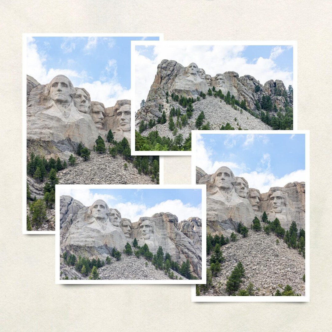 Set of 3 Mount Rushmore Digital Downloads – 2 Horizontal and 1 Vertical - Etsy