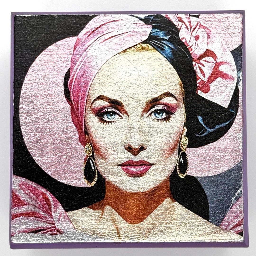 Lacquered Jewelry Trinket Box: Retro Hollywood Style, Steven Troy ...