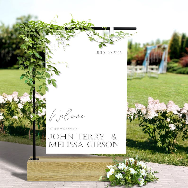Wedding Sign Stand, Wedding Welcome Stand, Easel, Welcome Sign Stand ...