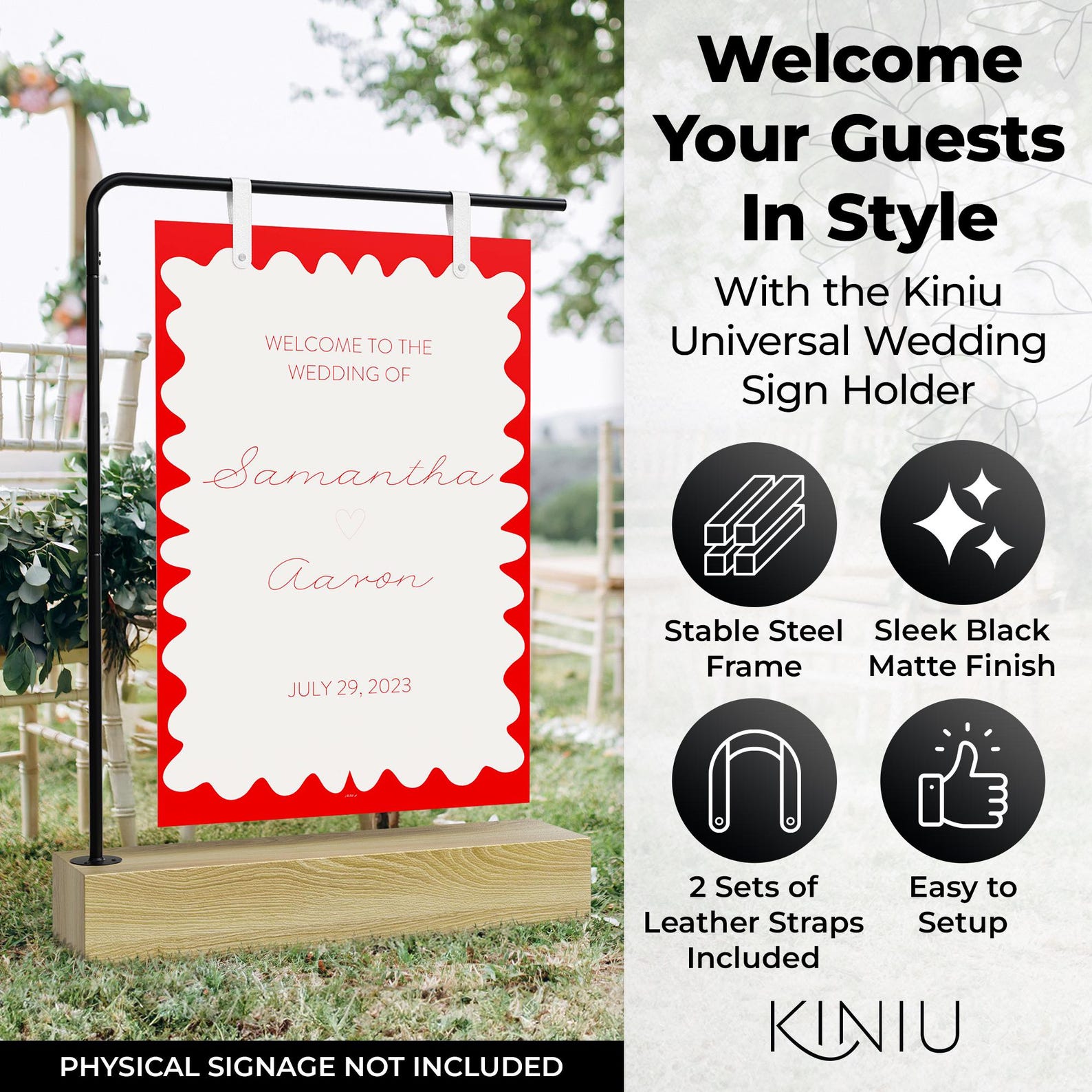 Wedding Sign Stand, Wedding Welcome Stand, Easel, Welcome Sign Stand ...