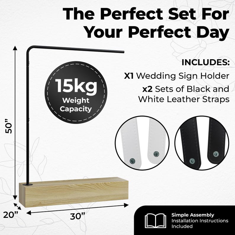 Wedding Sign Stand, Wedding Welcome Stand, Easel, Welcome Sign Stand ...