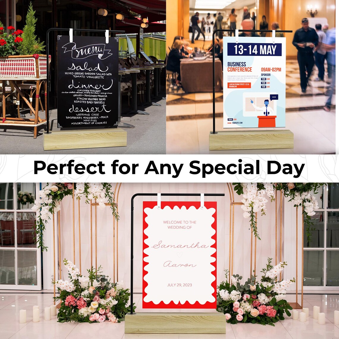 Wedding Sign Stand, Wedding Welcome Stand, Easel, Welcome Sign Stand ...