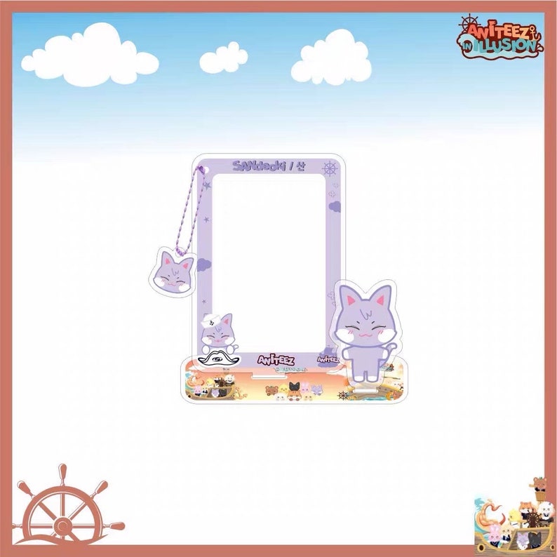 Aniteez ATEEZ Fanmade Photocard Holder Stand - Etsy