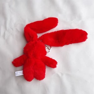 Yuqi Freak Red Rabbit Keychain Gidle - Etsy